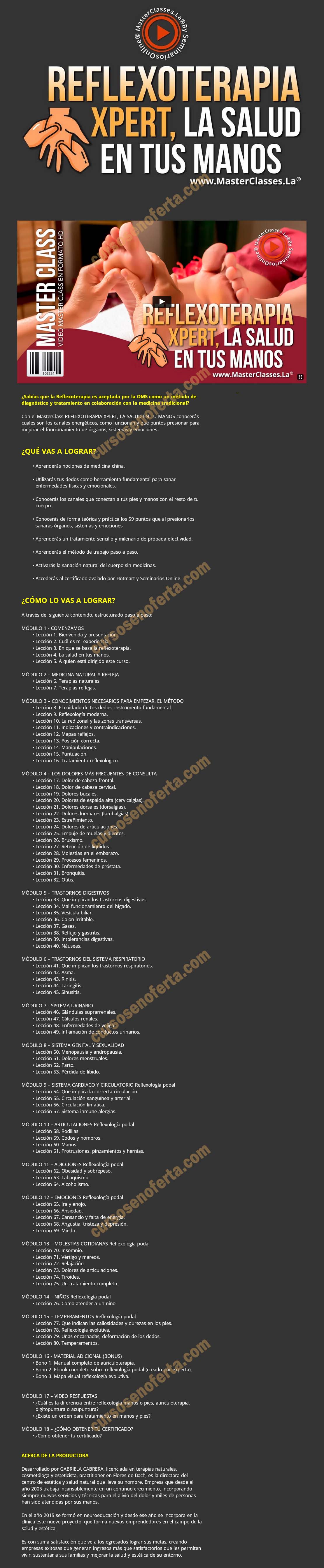 Reflexoterapia xpert, la salud en tus manos - cursosenoferta.com